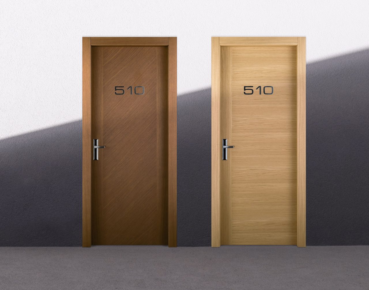 Interior wooden fire doors for hotels - Zanini